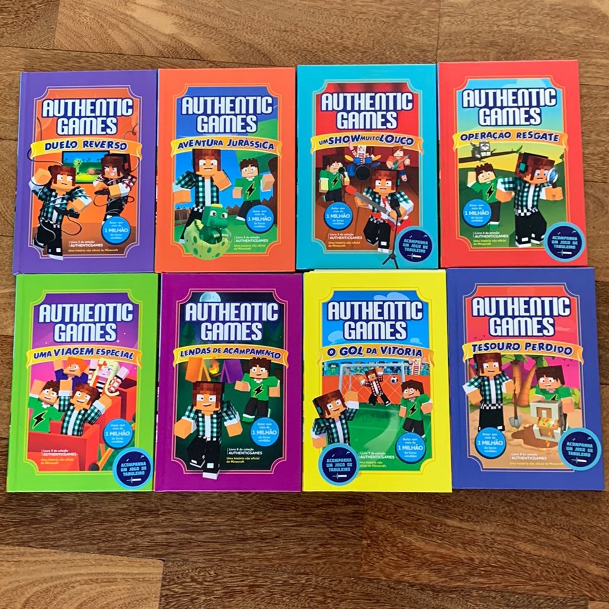 Coleção Dos Livros do Authentic Games - 8 Volumes | Item Infantil ...