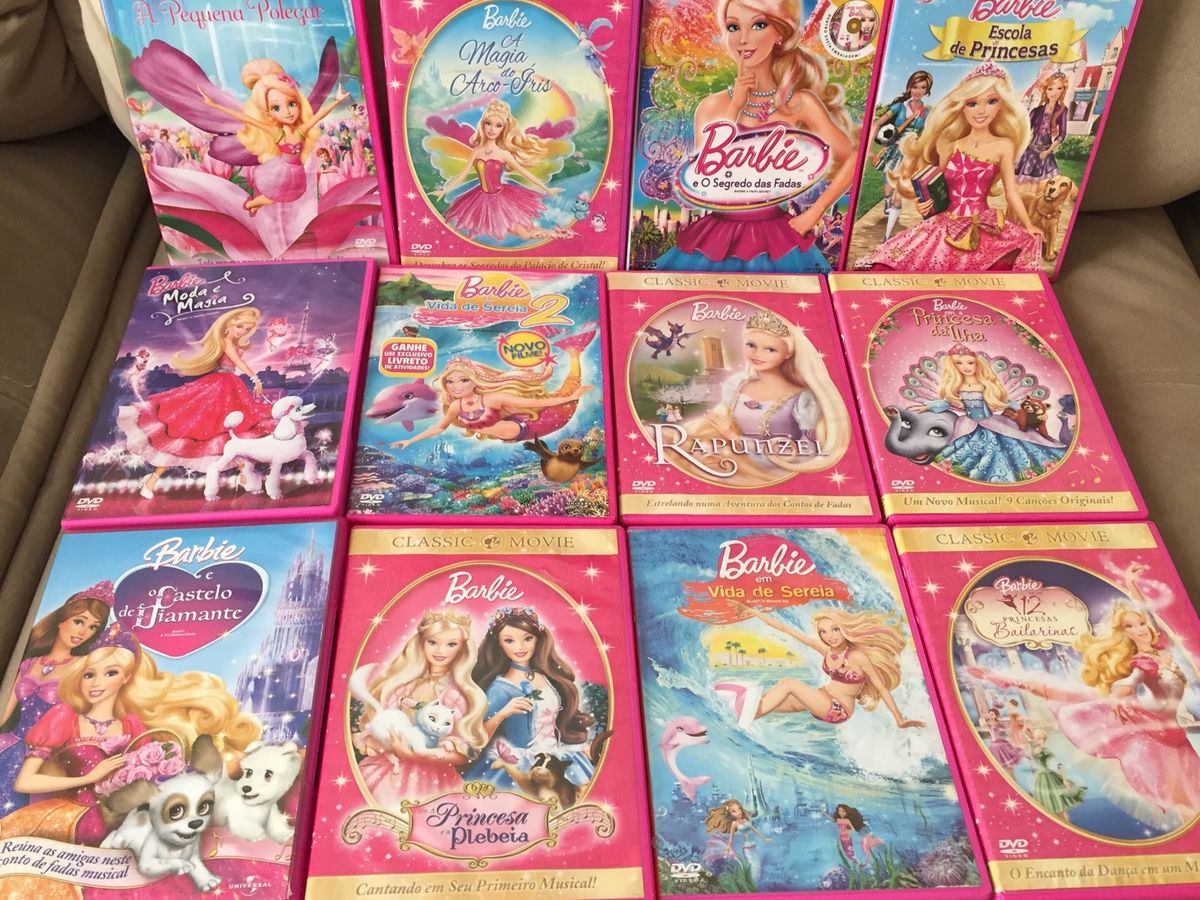 Coleção Dvd Barbie | Brinquedo Usado 36672110 | enjoei