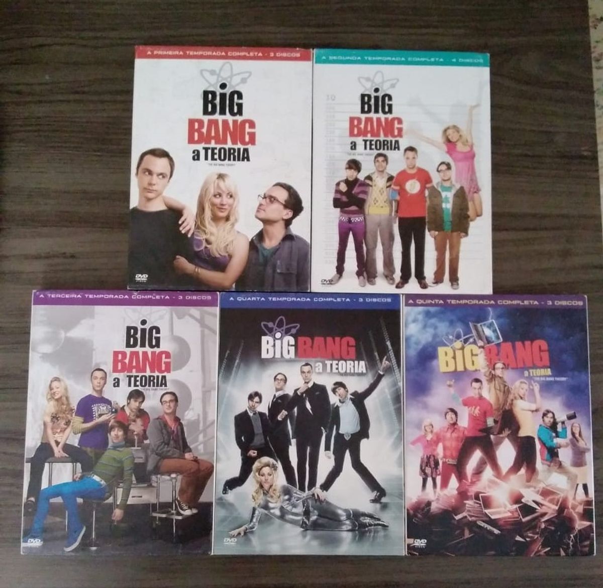 Coleção Dvd Série Big Bang a Teoria 1 a 5 Temporada | Filme e Série ...
