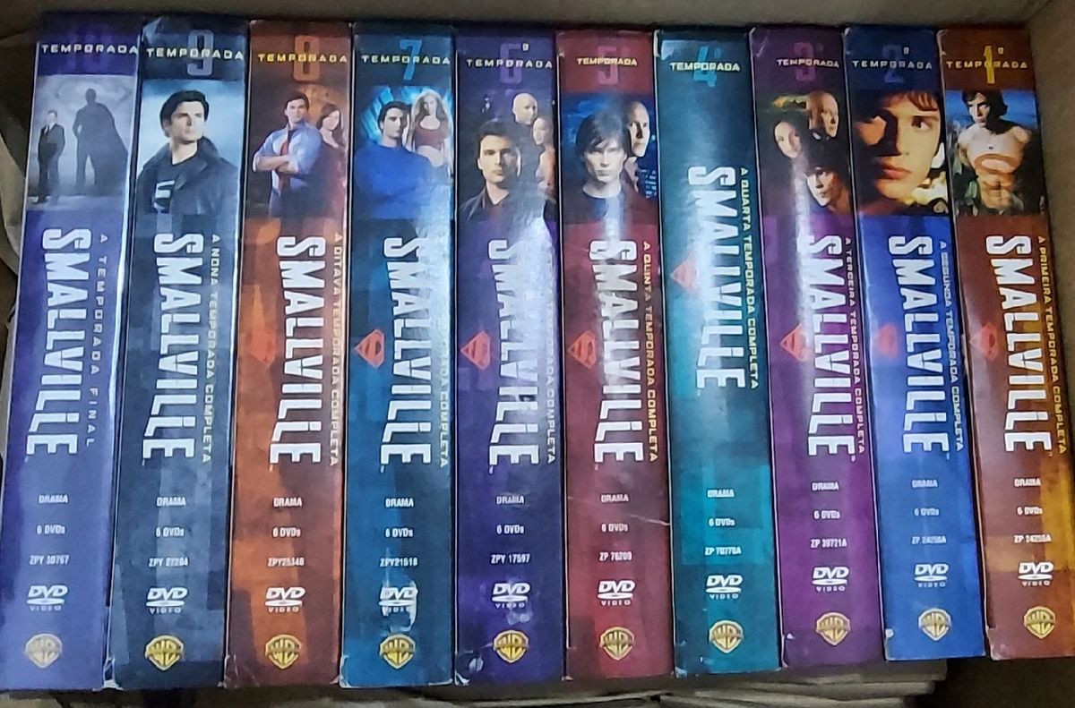 Coleção Dvds Originais Todas As Temporadas Smallville Completa com ...