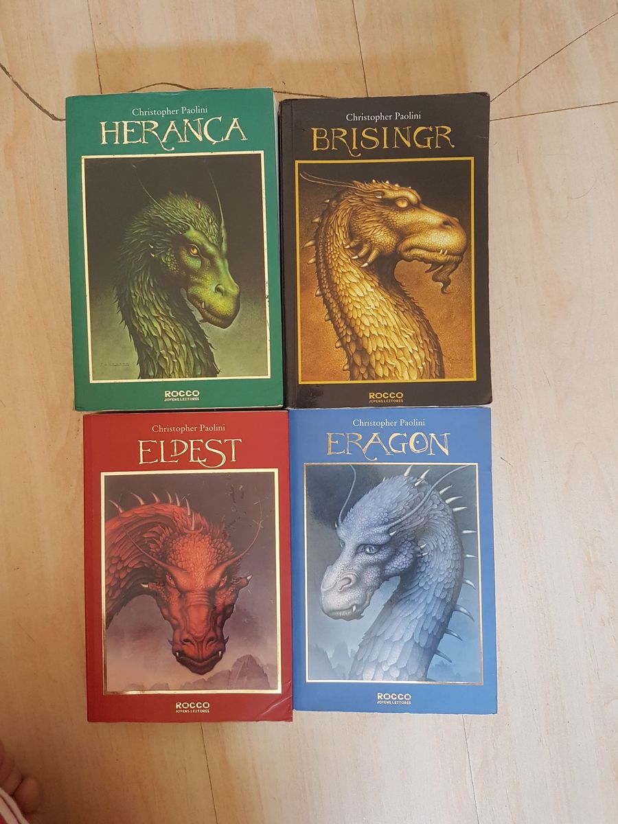 Coleção Eragon, Eldest, Herança e Brisingr | Livro Editora Rocco Usado ...
