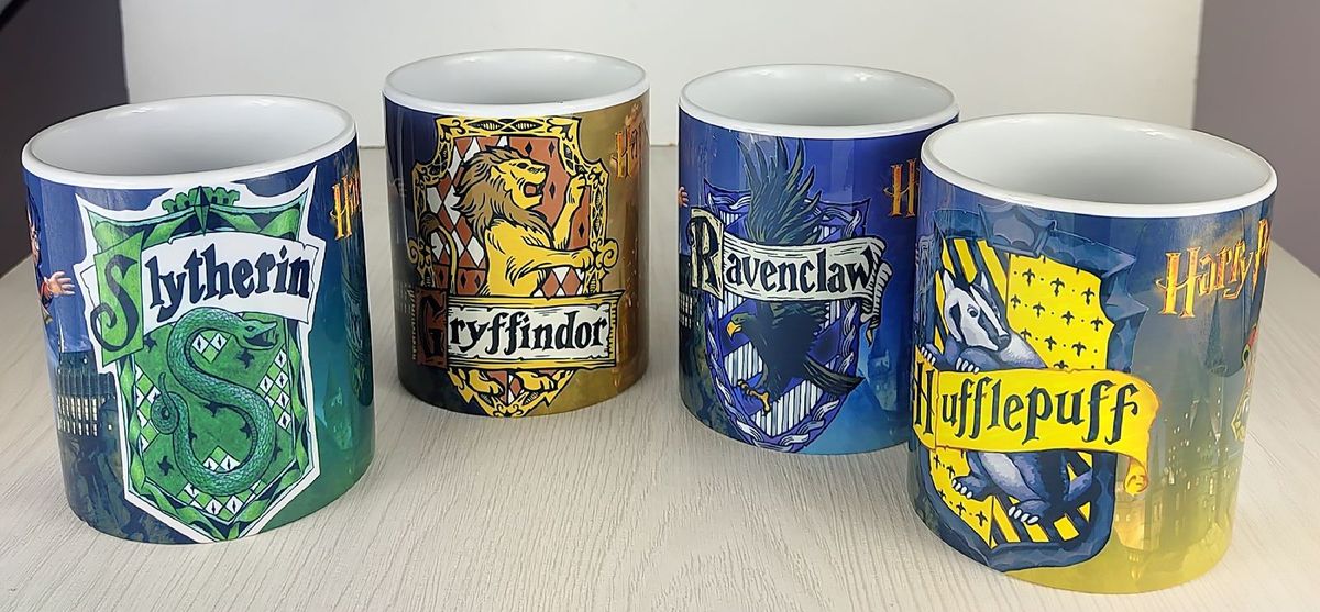 Coleção Exclusiva e Unica Canecas de Louça, Harry Potter, Escolas ...
