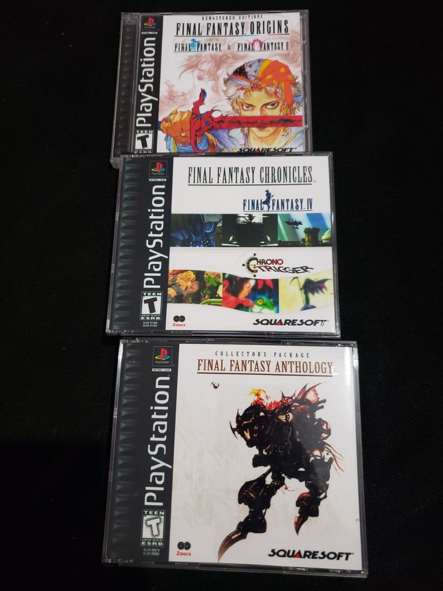 Coleção Final Fantasy Ps1 Paralelo | Jogo de Videogame Nunca Usado ...