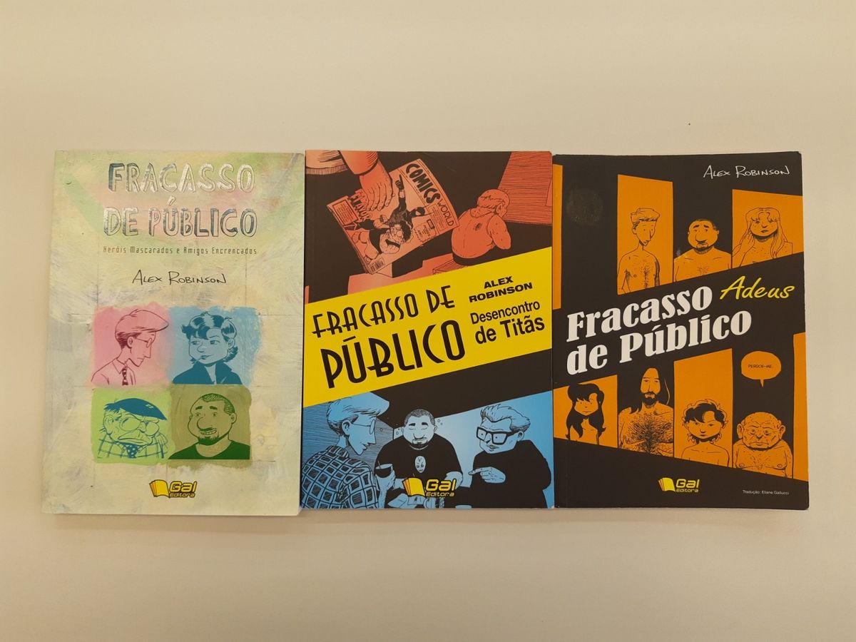 Coleção Fracasso de Público (3 Volumes - Completa) - Gal Editora ...