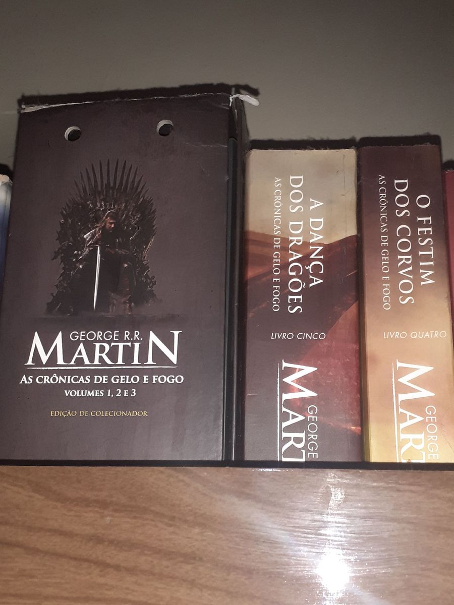 Coleção Game Of Thrones 1 Ao 5 | Livro George R R Martin Nunca Usado ...