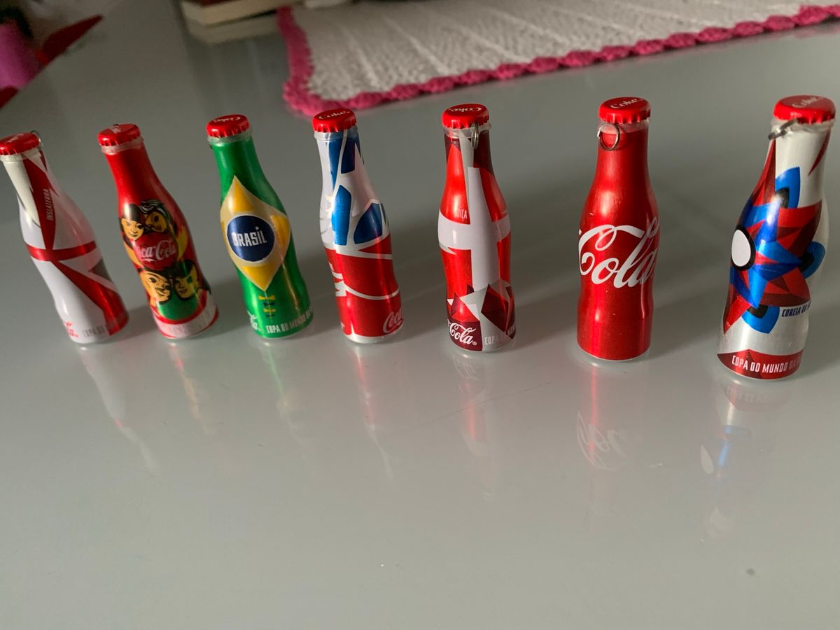 Coleção Garrafinhas Coca Cola | Produto Vintage e Retro Coca Cola Usado ...
