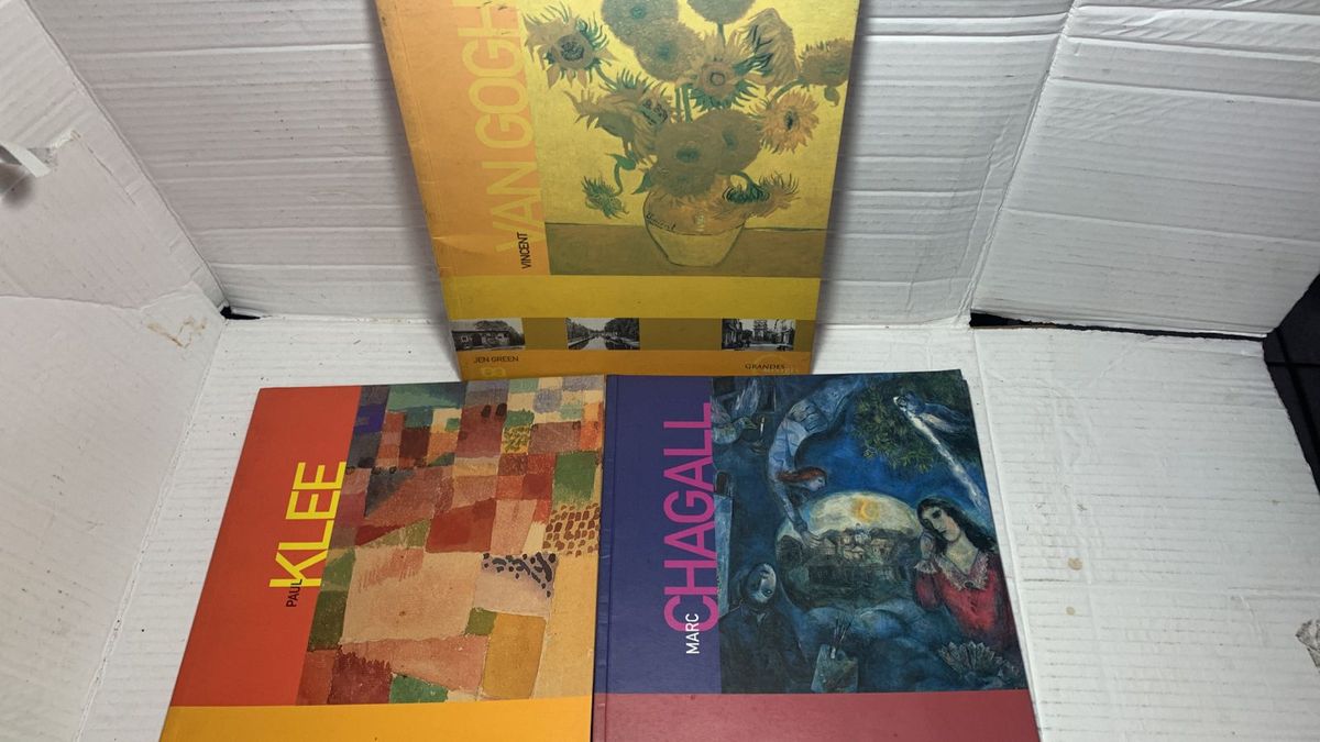 Coleção Grandes Mestres - Paul Klee - Marc Chagall - Vincent Van Gogh ...