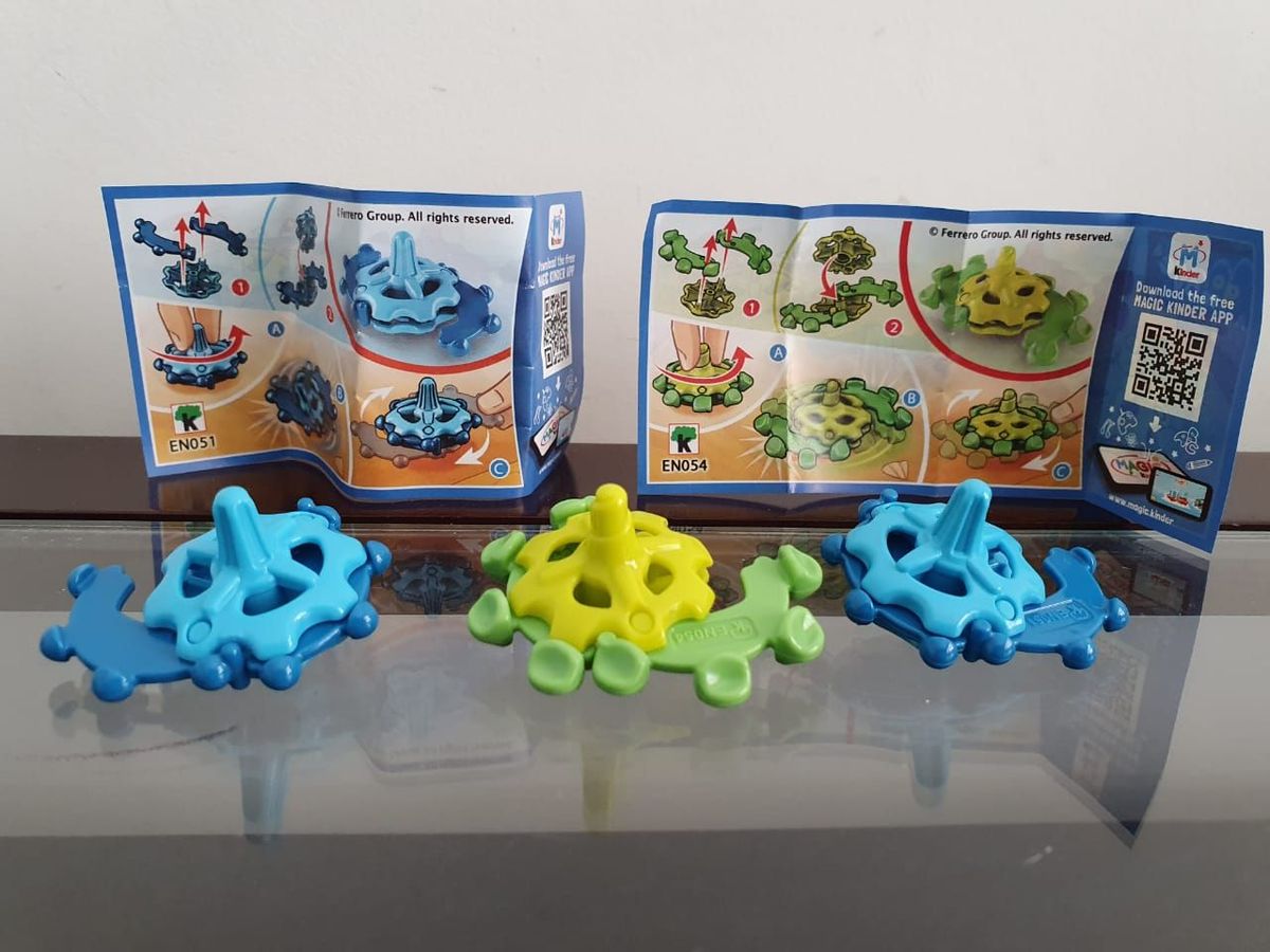 Coleção Kinder Ovo Go Move. 3 Brinquedinhos Completos! | Brinquedo ...