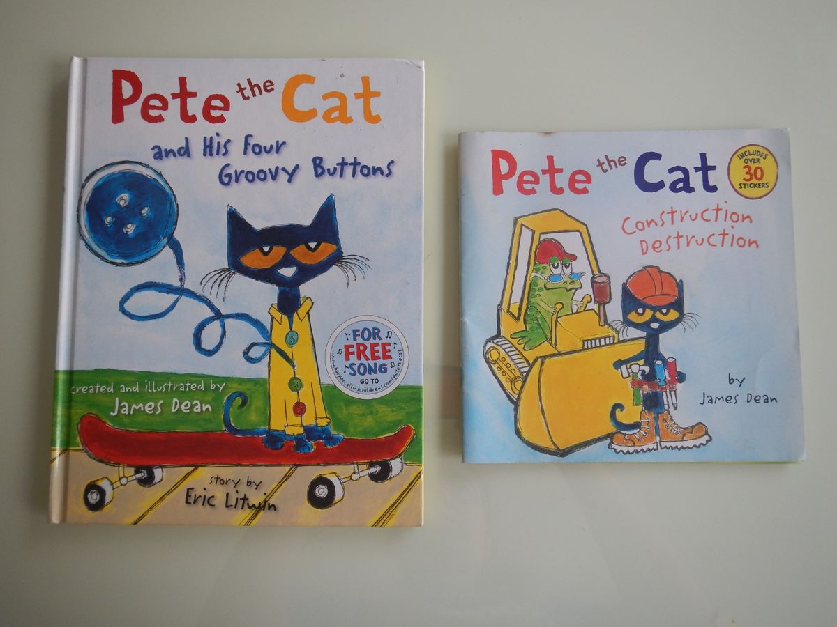 Coleção Livro Infantil Pete The Cat - Eric Litwin | Brinquedo Livro ...
