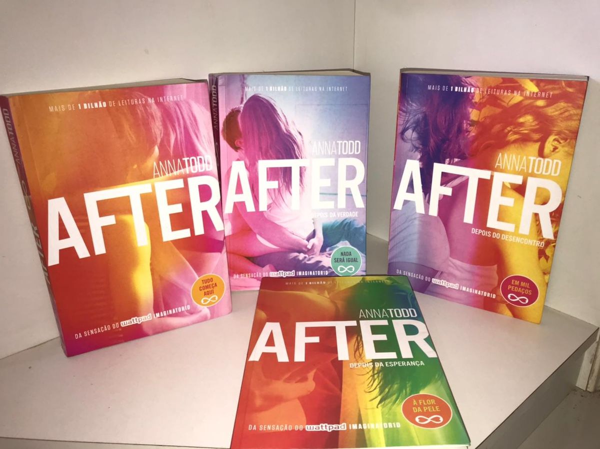 Coleção- Livros After- Volume 1, 2, 3 e 4- Autor: Anna Todd- Editora ...