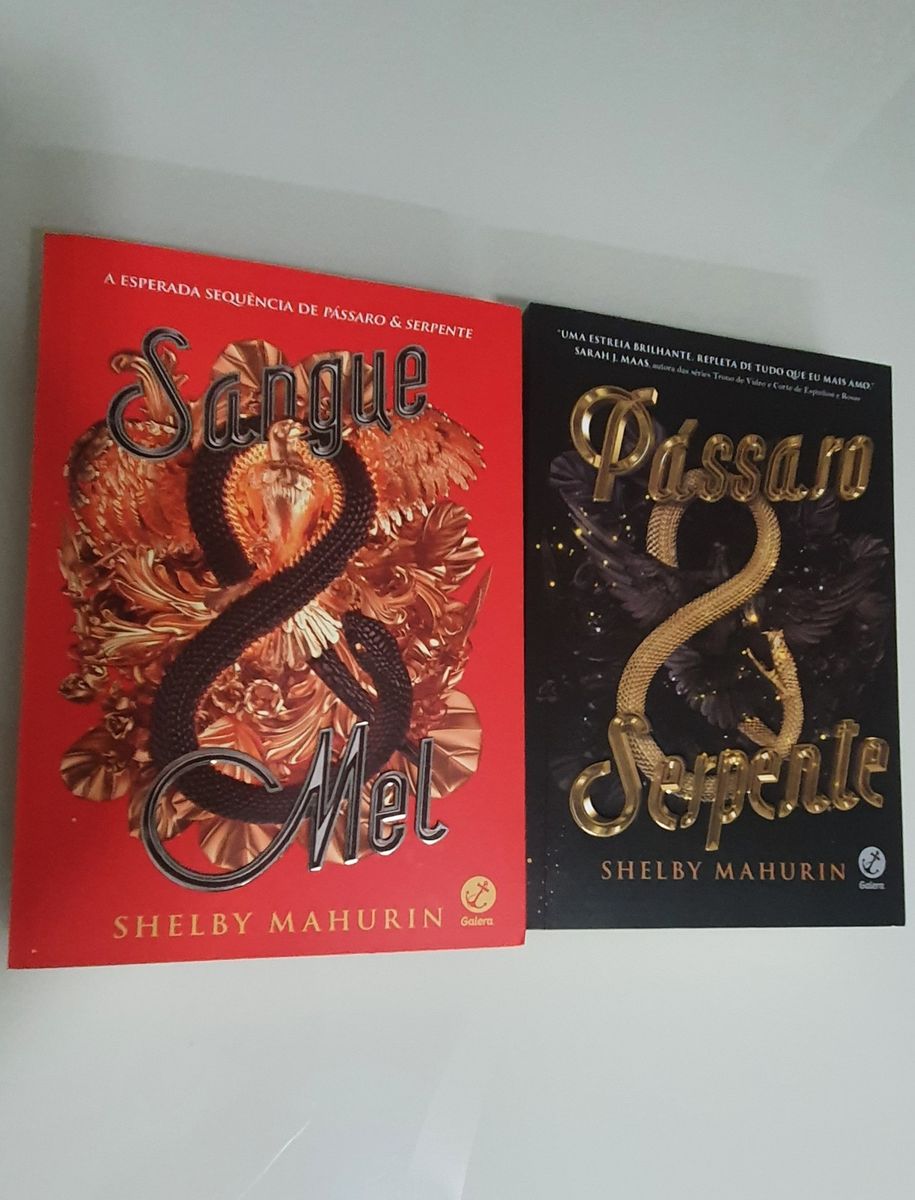 Coleção Livros Pássaro & Serpente e Sangue & Mel Vol 1 e 2 | Livro ...