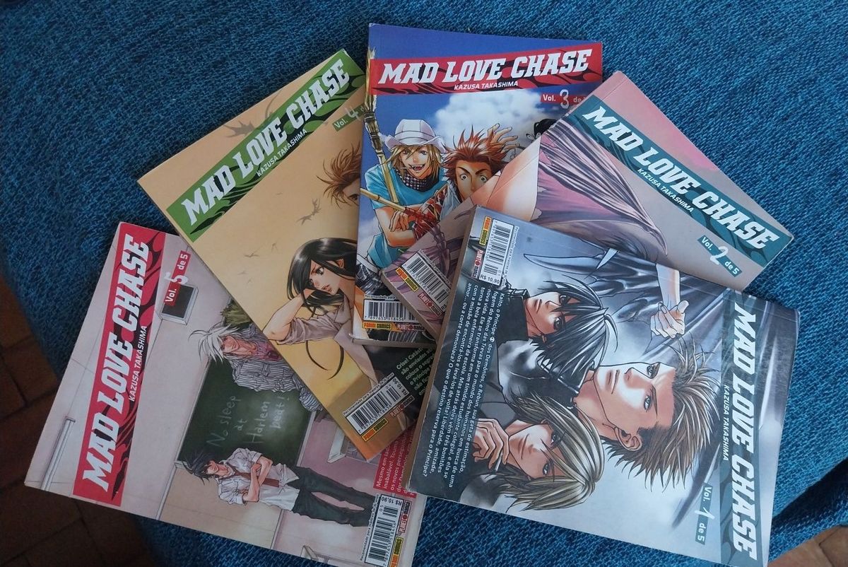 Coleção Mad Love Chase - Kazusa Takashima - Volumes 1 a 5 | Livro Mad ...