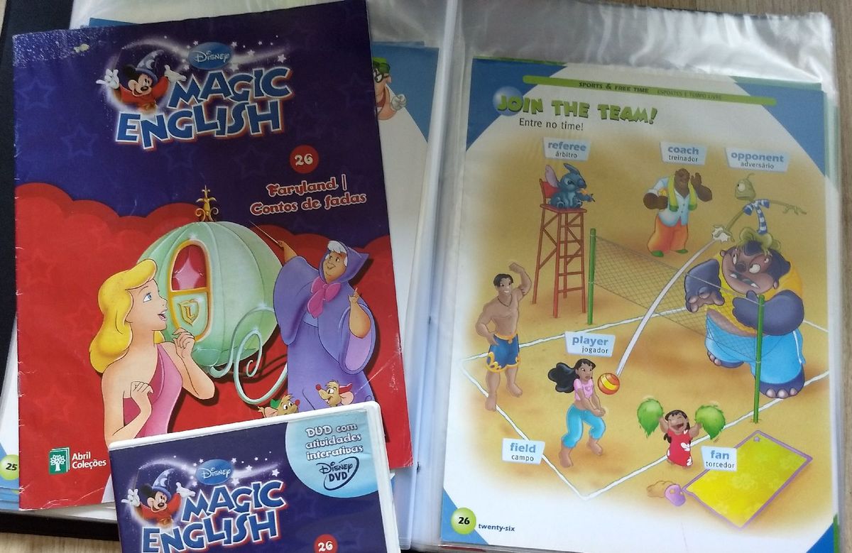 Coleção Magic English Disney - Vol26 | Livro Disney Usado 51694838 | enjoei