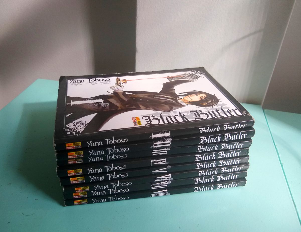 Coleção Mangá Black Butler Volumes 1 Ao 8 | Livro Panini Comics Usado ...