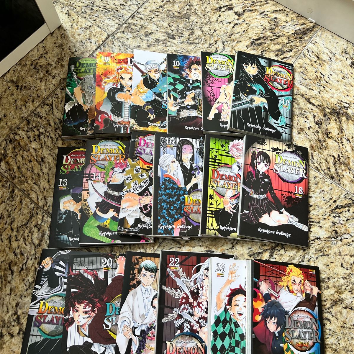 Coleção Mangá Semi Complete Kimetsu No Yaiba Demon Slayer | Livro ...