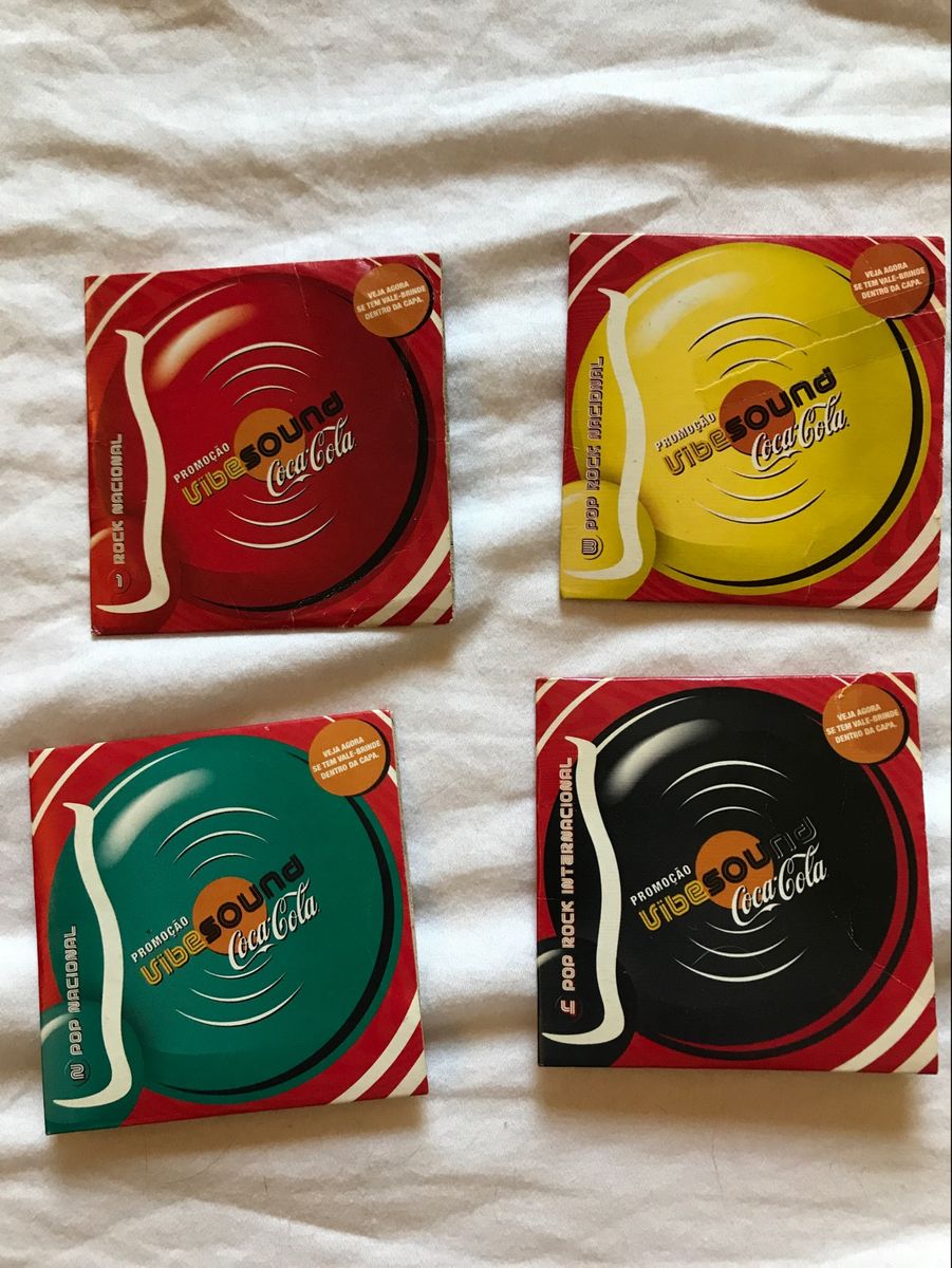 Coleção Mini Cds Coca Cola Vibe Sound | Item de Música Coca Cola Usado ...