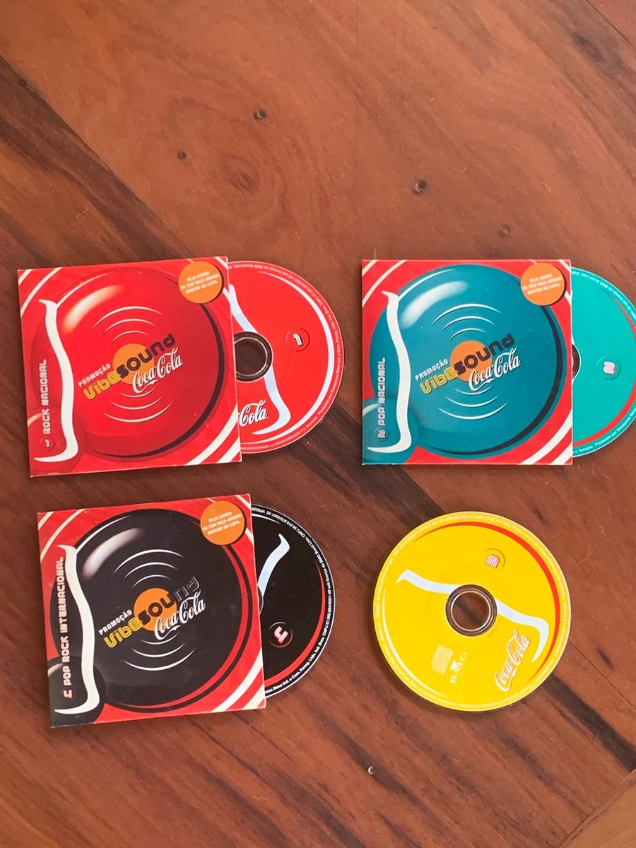 Coleção Mini Cds Coca Cola Vibe Sounds | Item de Música Coca Cola Usado ...