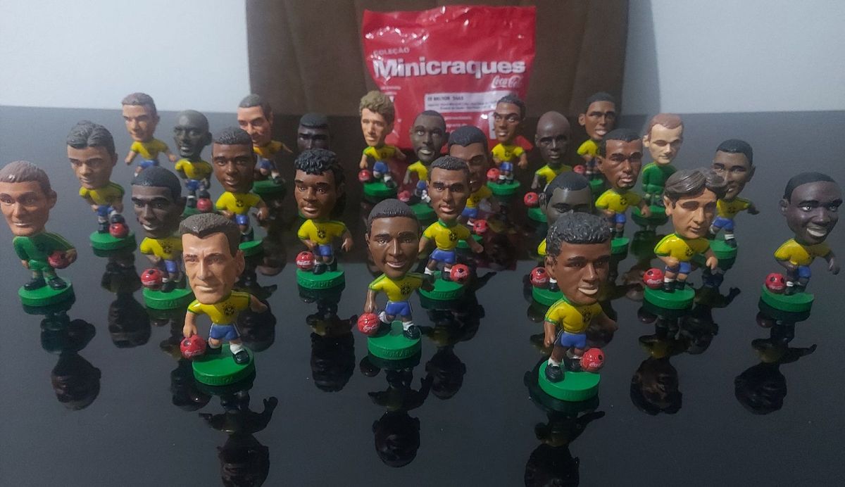 Coleção Minicraques Coca-cola 25 Jogadores + Trio Especial (lacrado ...