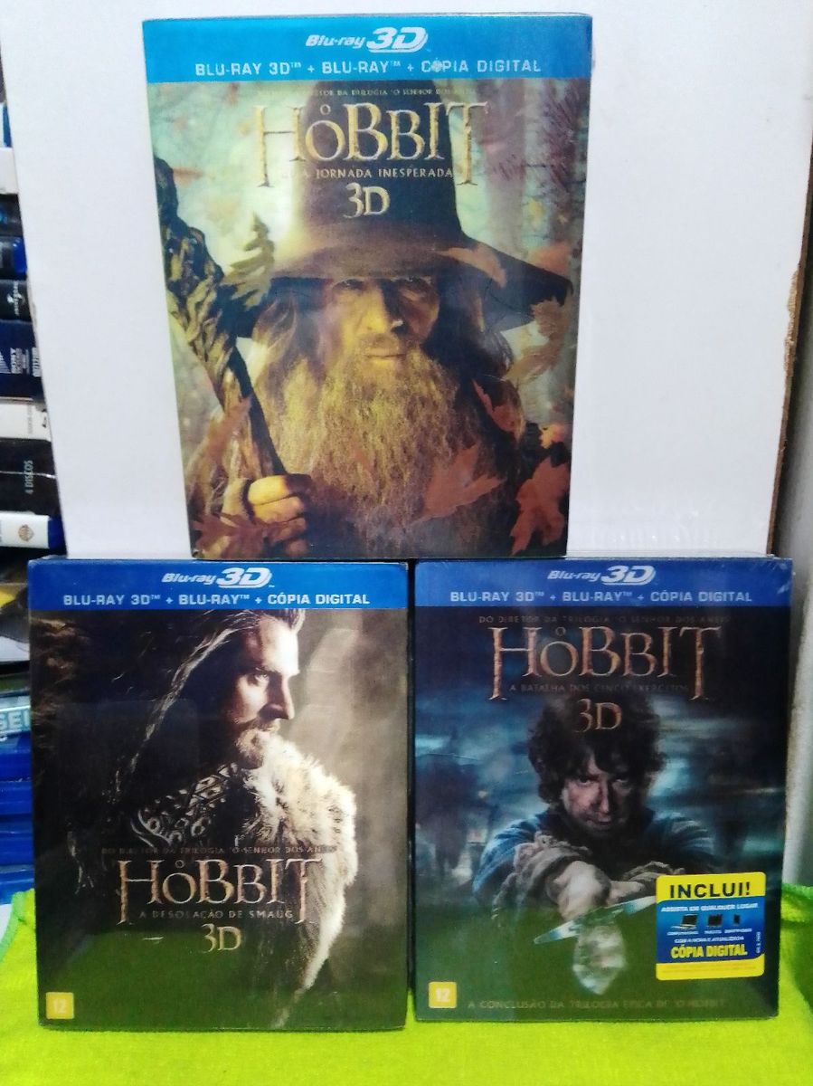 Coleção O Hobbit a Trilogia Ed. Especial Lacrada 12 Discos | Filme e ...