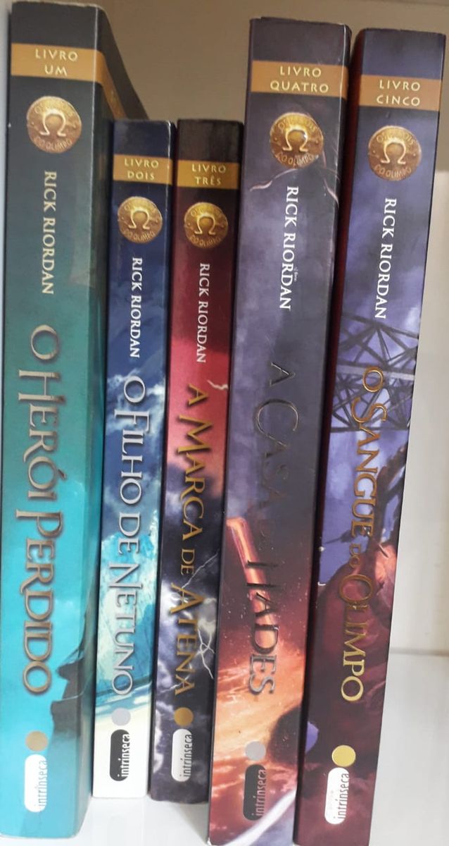 Coleção Os Heróis Do Olimpo Completa Livro Extra As Provações