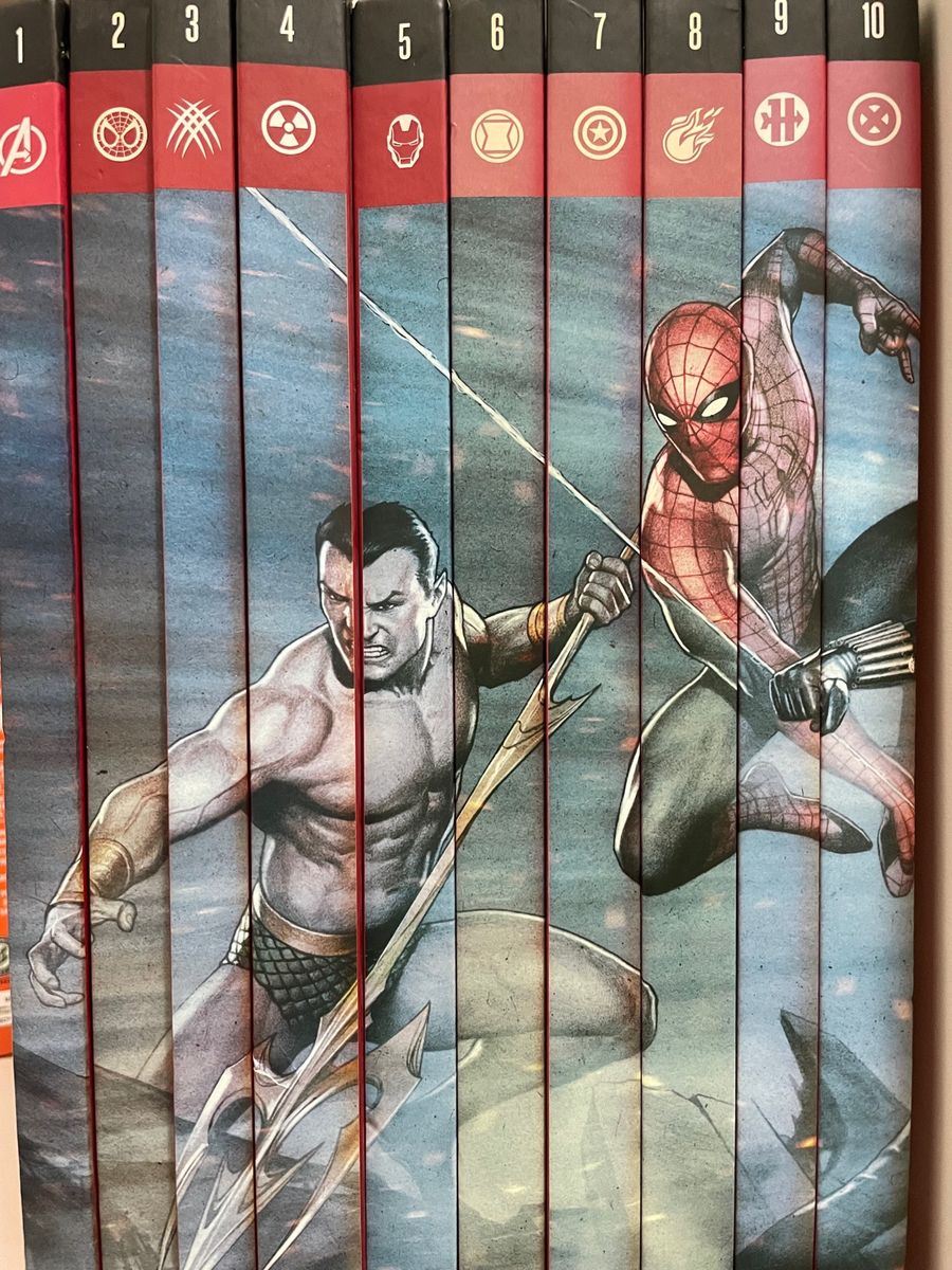 Coleção Os Heróis Mais Poderosos Da Marvel N1 Ao 10 Livro Salvat