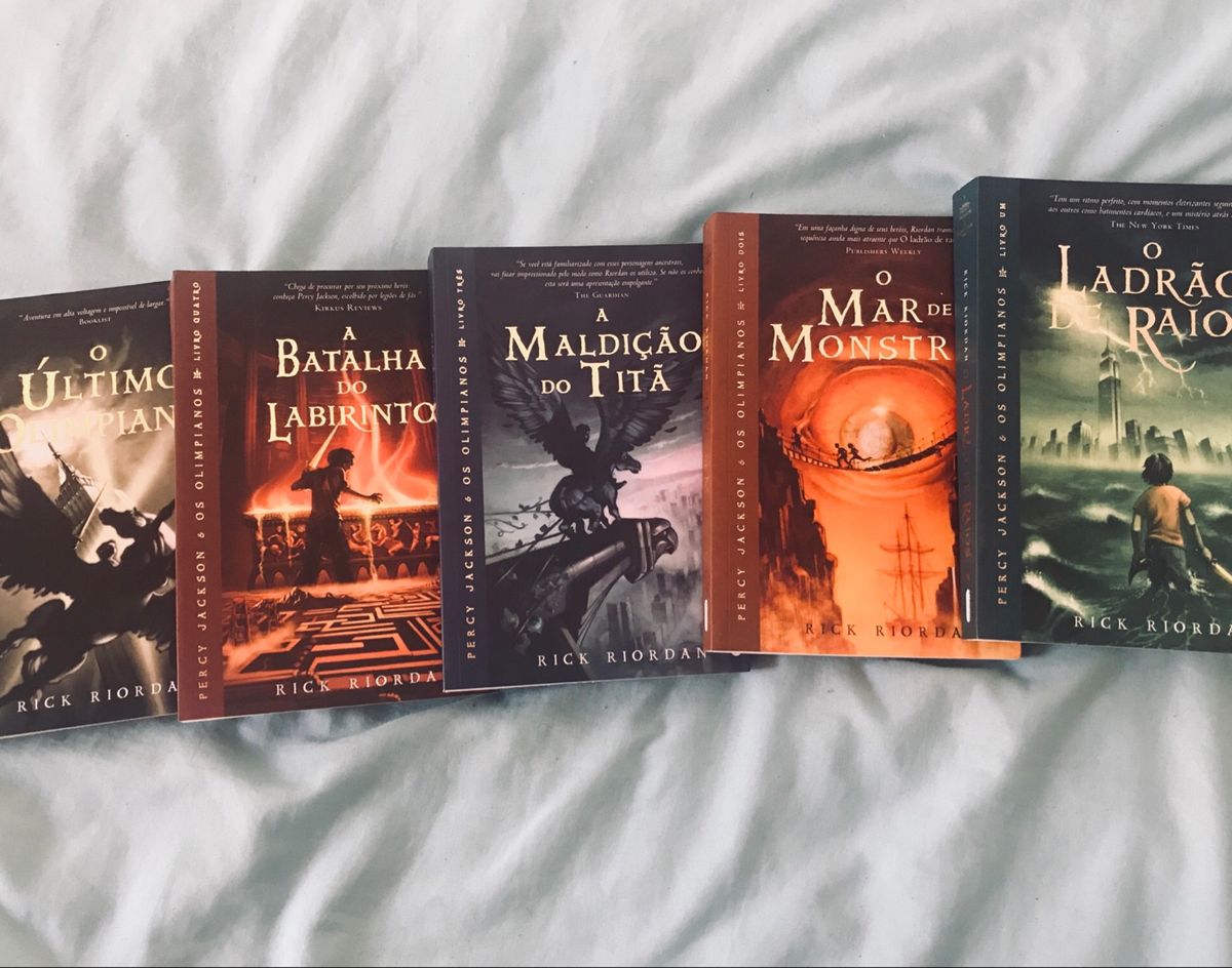 Coleção Percy Jackson Completa ( 5 Volumes ) | Livro Usado 39520152 ... Coleção Percy Jackson Completa ( 5 Volumes ) | Livro Usado 39520152 ...