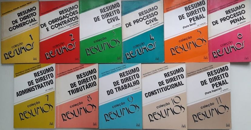 Coleção Resumos de Direito - 11 Volumes - Malheiros Editores ...