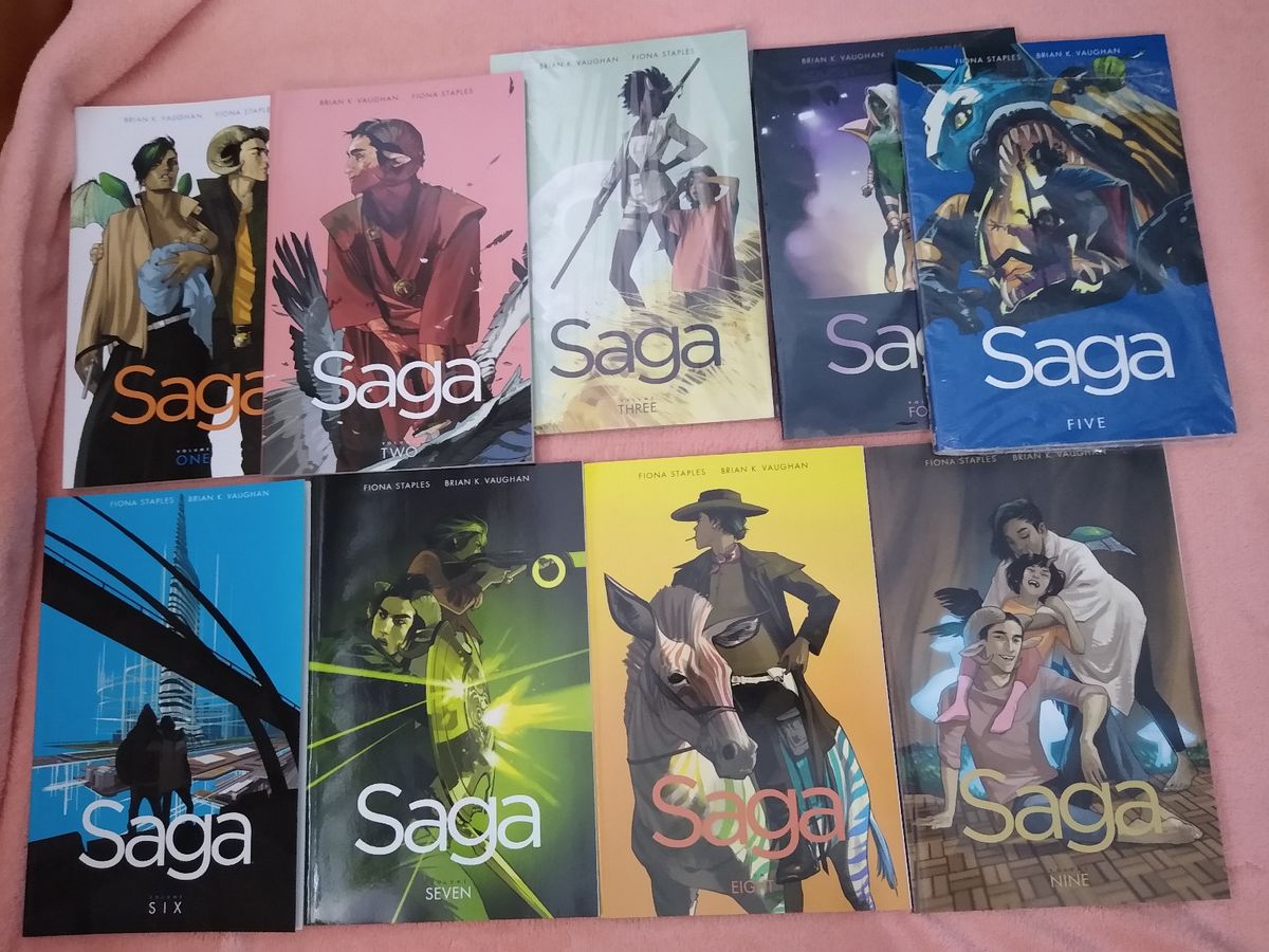 Coleção Saga - Graphic Novel Inglês - Brian K Vaughn | Livro Image ...
