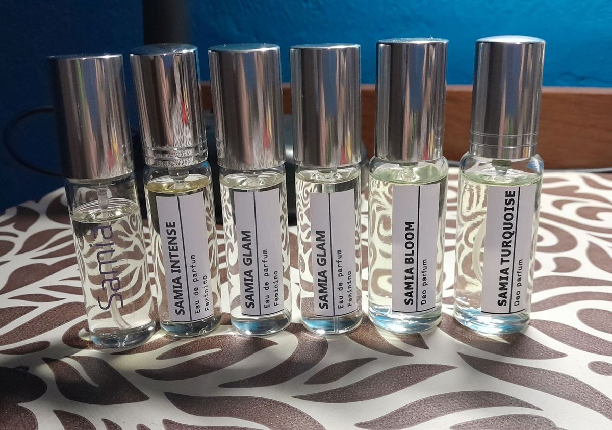 Coleção Samia Thera em 6 Frascos de 15ml Cada | Perfume Feminino Usado ...