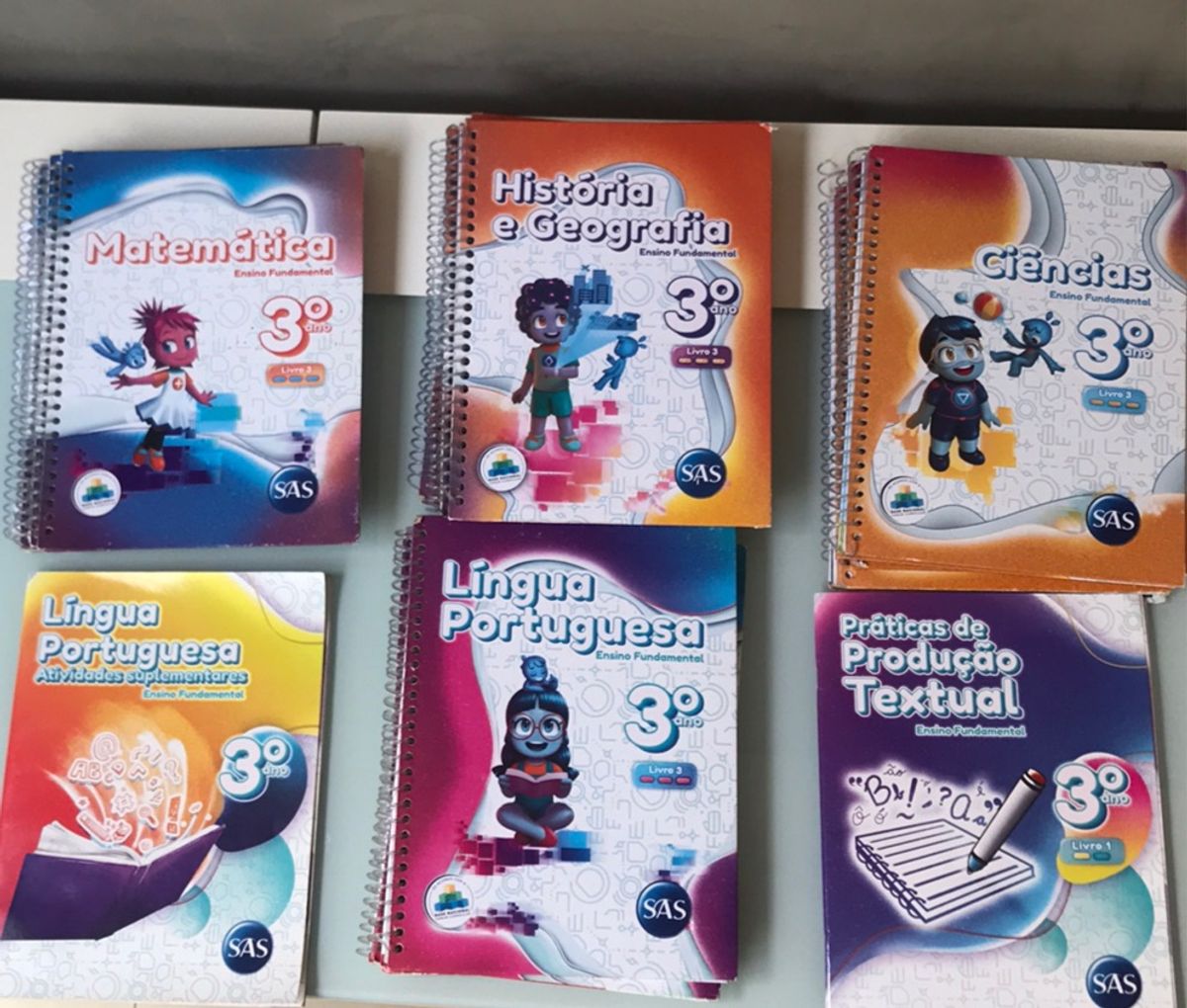Coleção Sas Completa 3° Ano | Livro Sas Usado 81092943 | enjoei