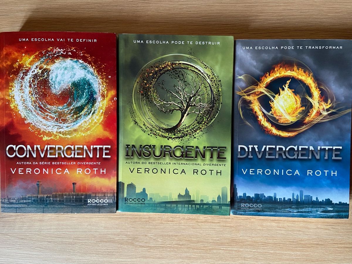 Coleção Série Divergente - 3 Livros | Livro Veronica Roth (Autora ...