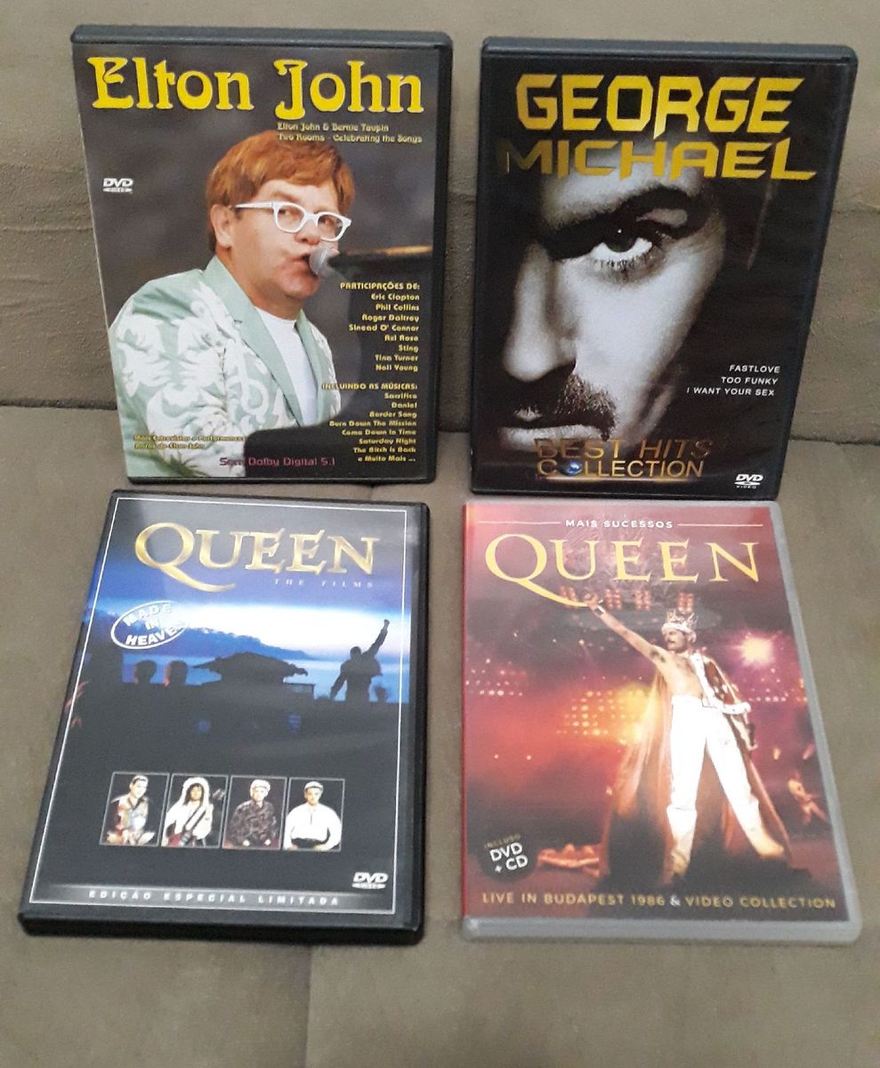 Coleção Shows - 4 Dvds - Queen e Outros | Item de Música Dvd Usado ...