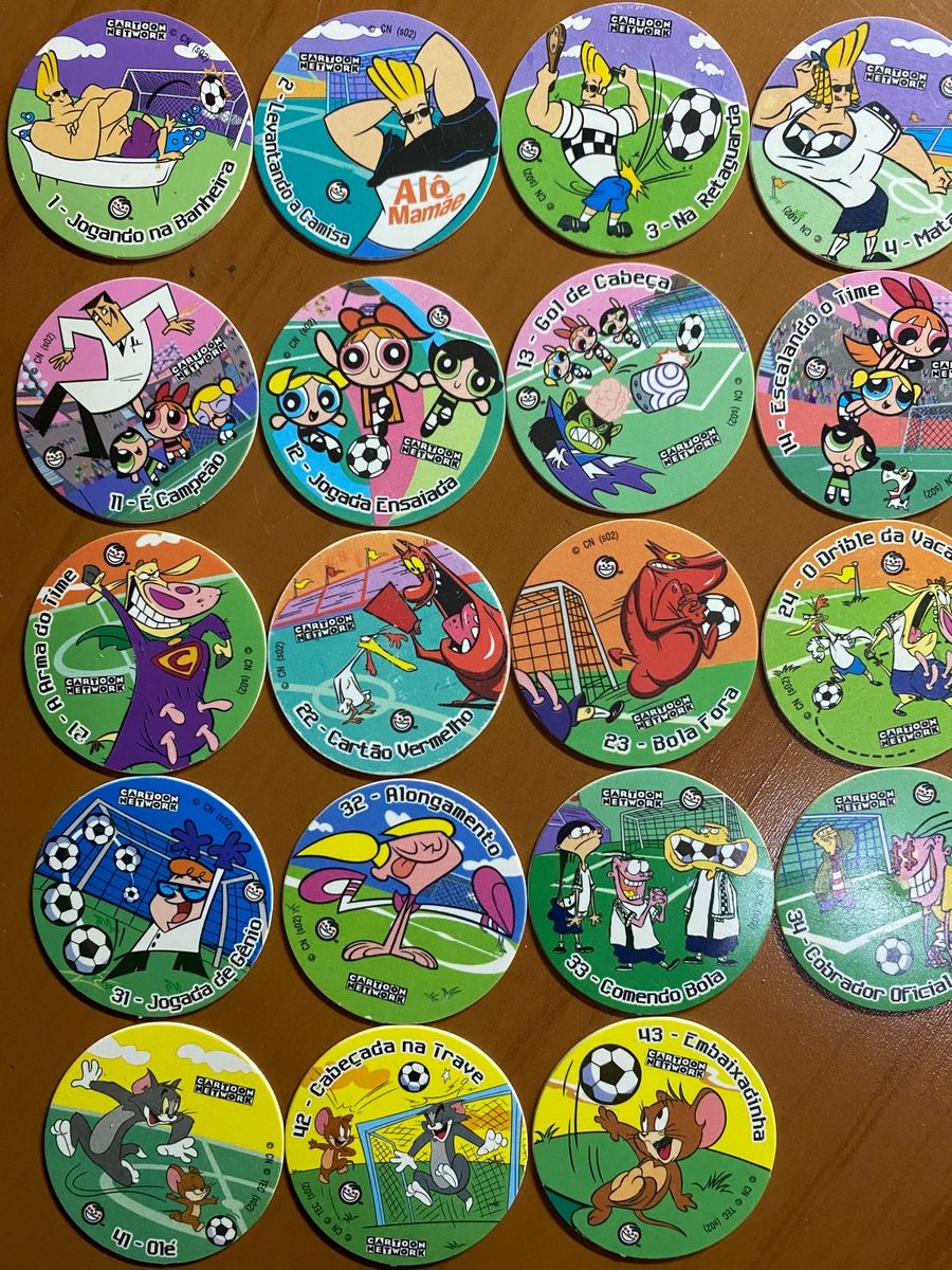 Coleção Tazos Cartoon Network | Produto Vintage e Retro Tazo Usado ...
