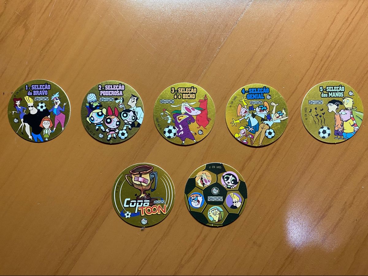 Coleção Tazos Dourados Cartoon Network | Produto Vintage e Retro Tazo ...
