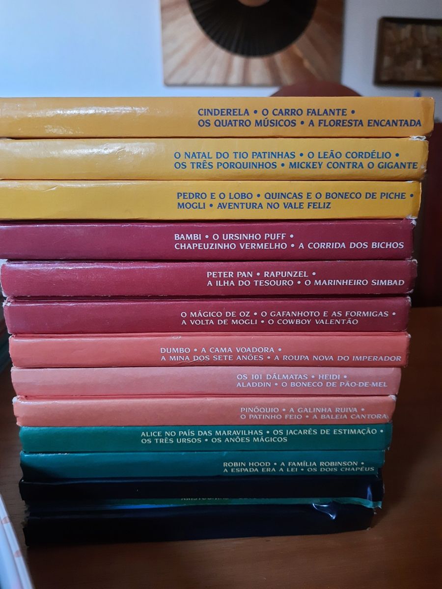 Coletânea Clássicos da Disney - 12 Volumes e Fitas K7 | Livro Nova ...