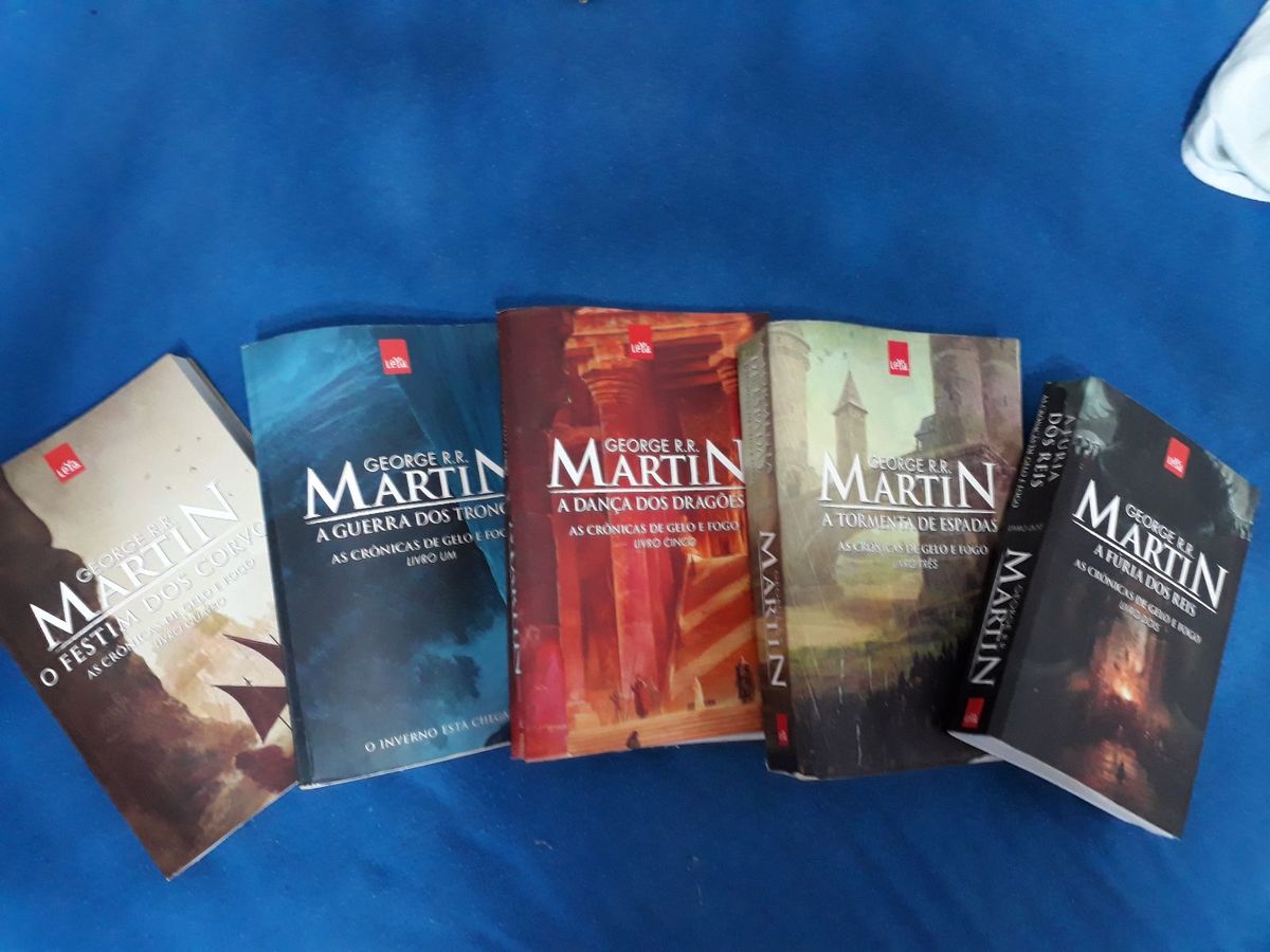 Coletânea Completa de Livros Game Of Thrones | Livro Autor George ...