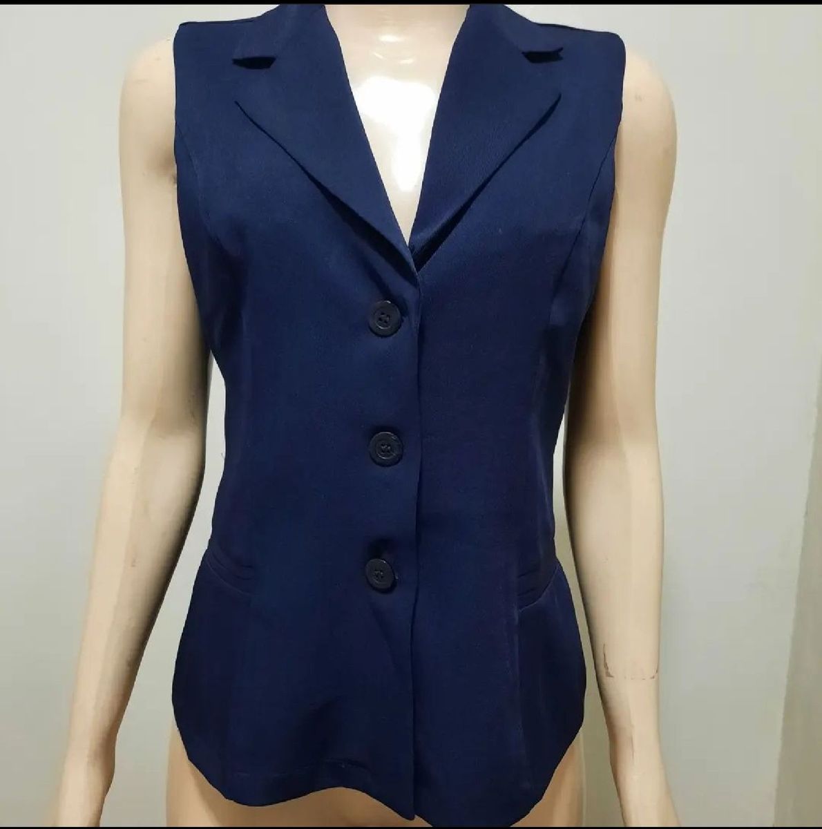 Colete Azul Marinho | Colete Feminino Usado 73169481 | enjoei