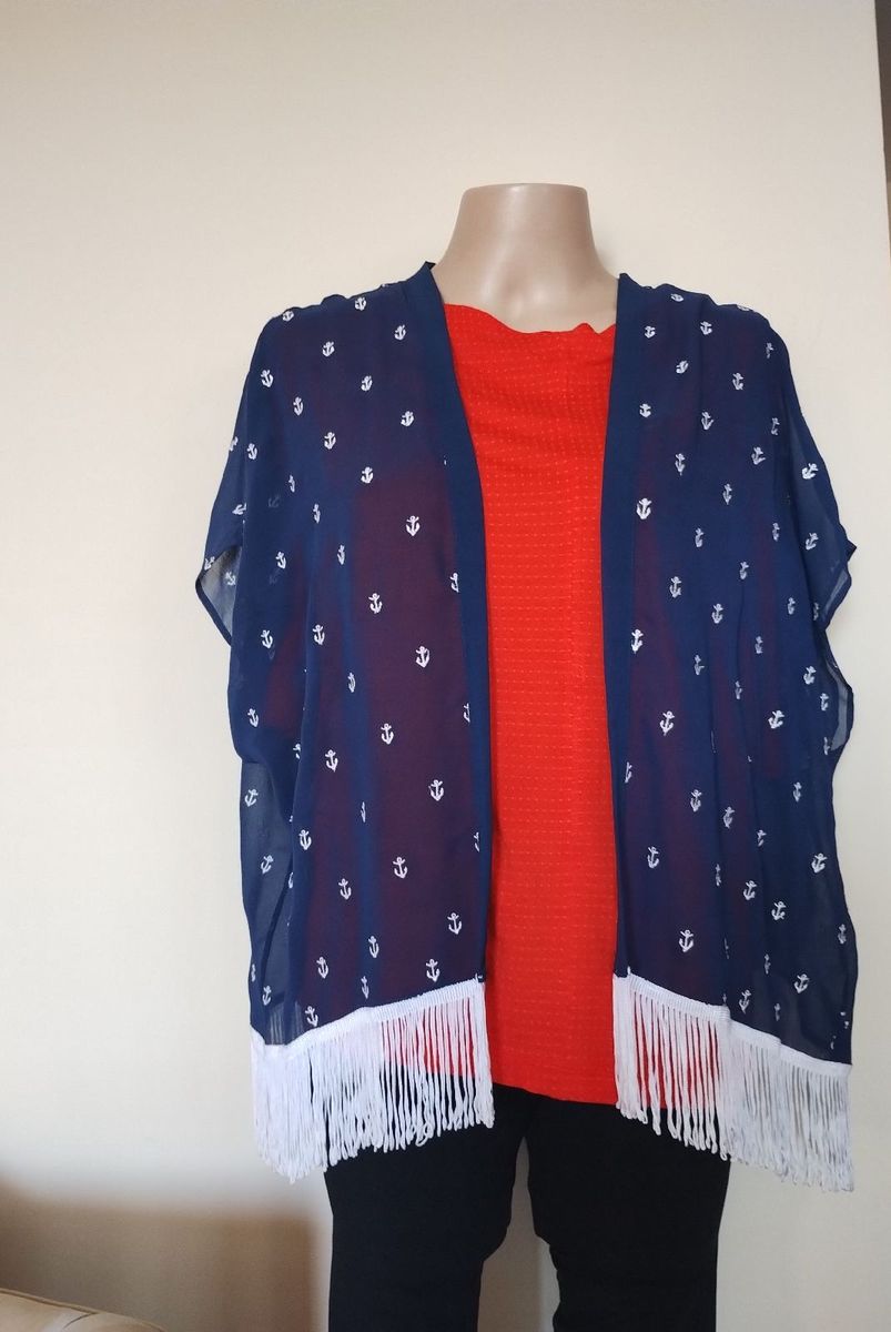 Colete Azul | Colete Feminino Manooch Usado 101833810 | enjoei