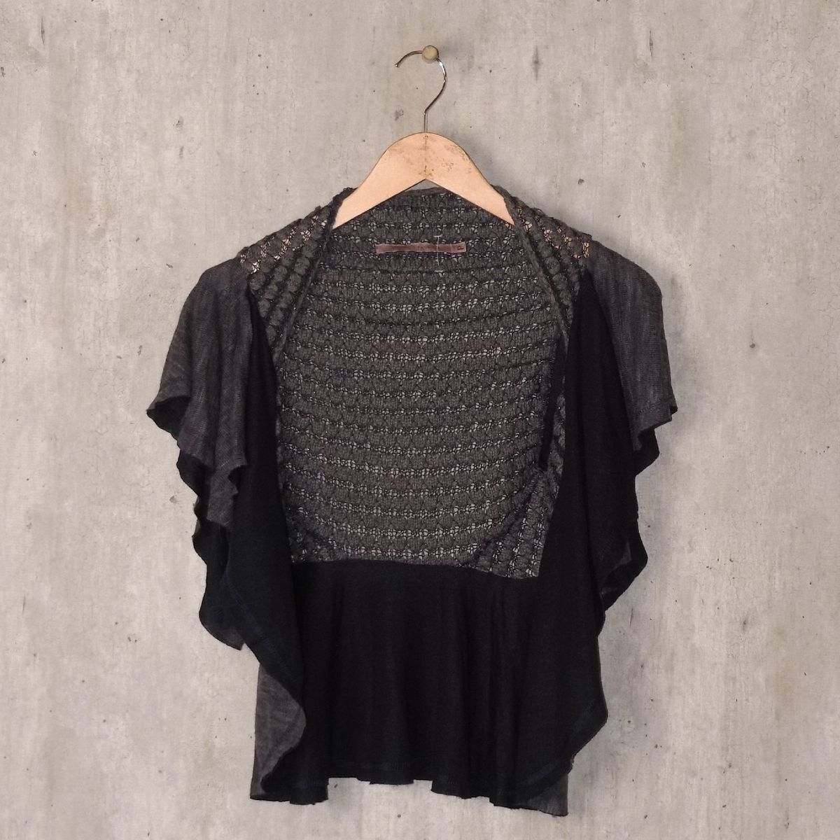 Colete Cinza Tricô Colete Feminino Espaço Fashion Usado 34855040 Enjoei