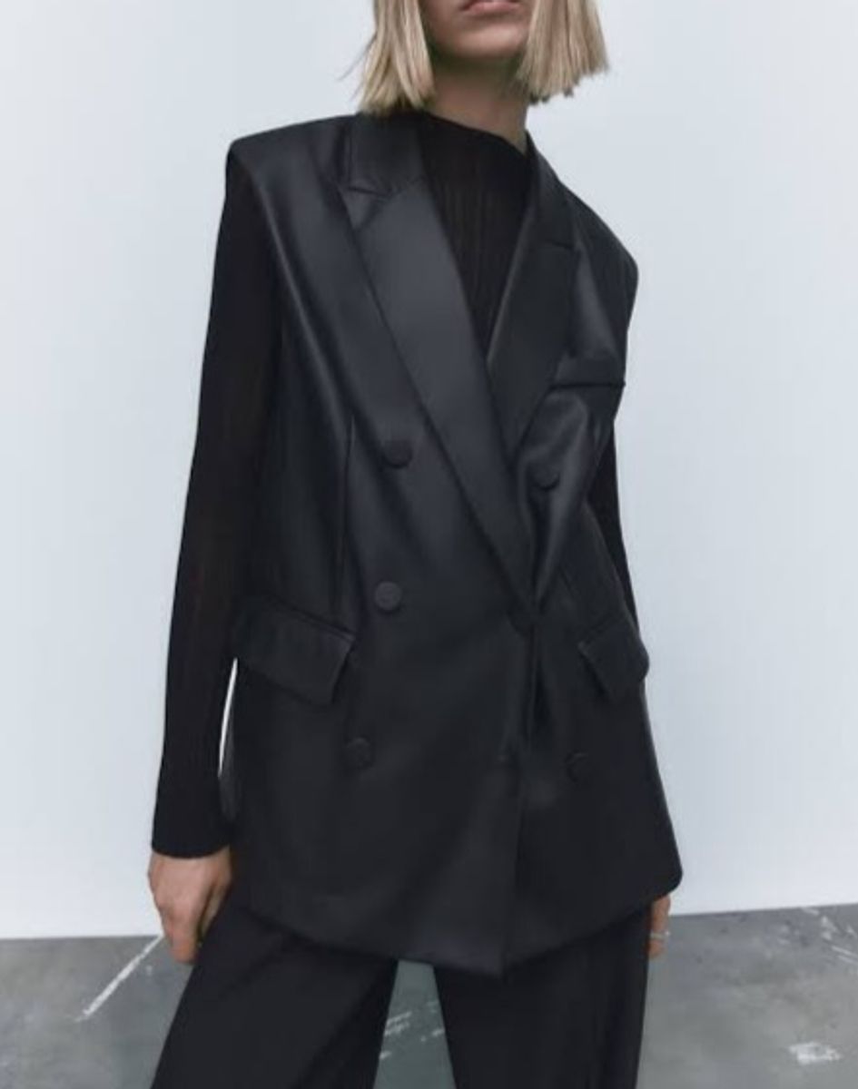 Colete Couro Fake Zara | Colete Feminino Zara Nunca Usado 77246264 | enjoei