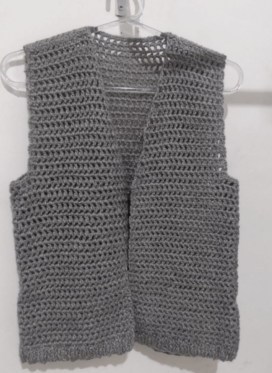Colete Crochet | Colete Feminino Usado 81578522 | enjoei