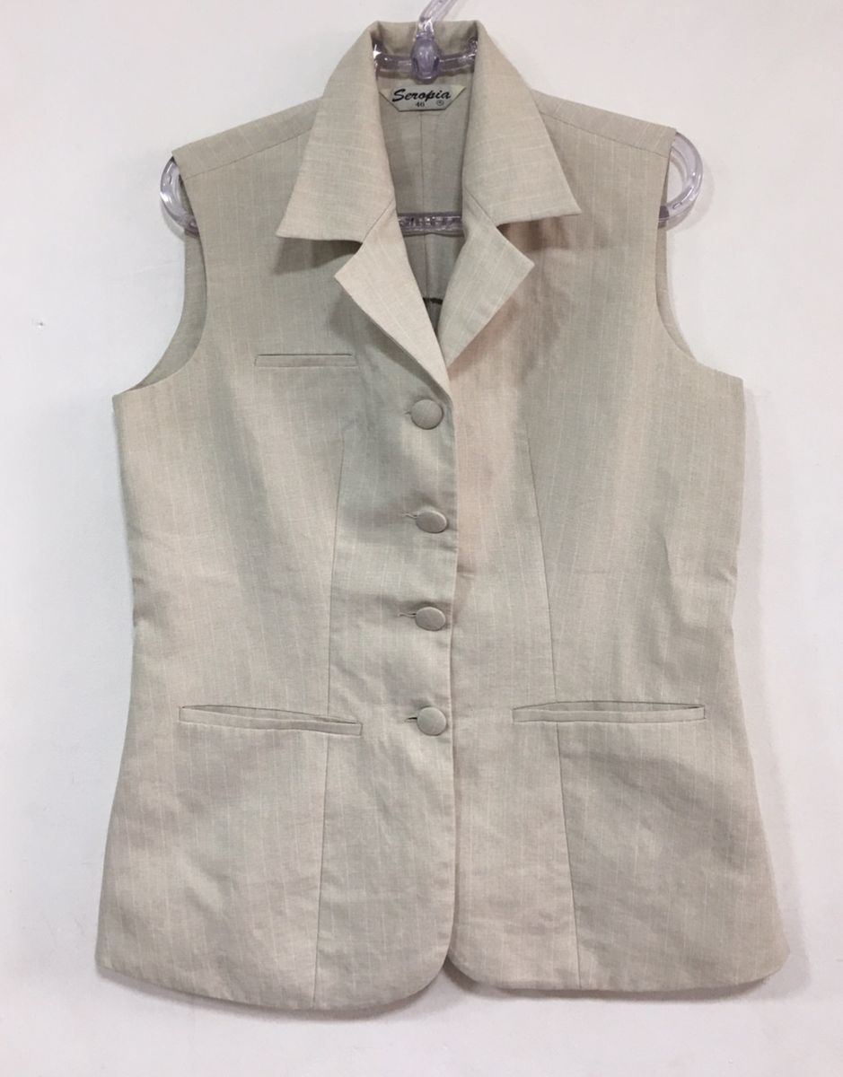 Colete Feminino Elegante Seropia 46 | Colete Feminino Seropia Usado ...