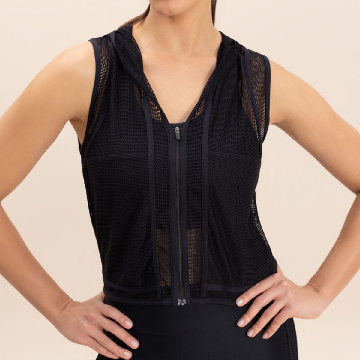 Colete Filete Bio Mesh Live | Colete Feminino Live Nunca Usado ...