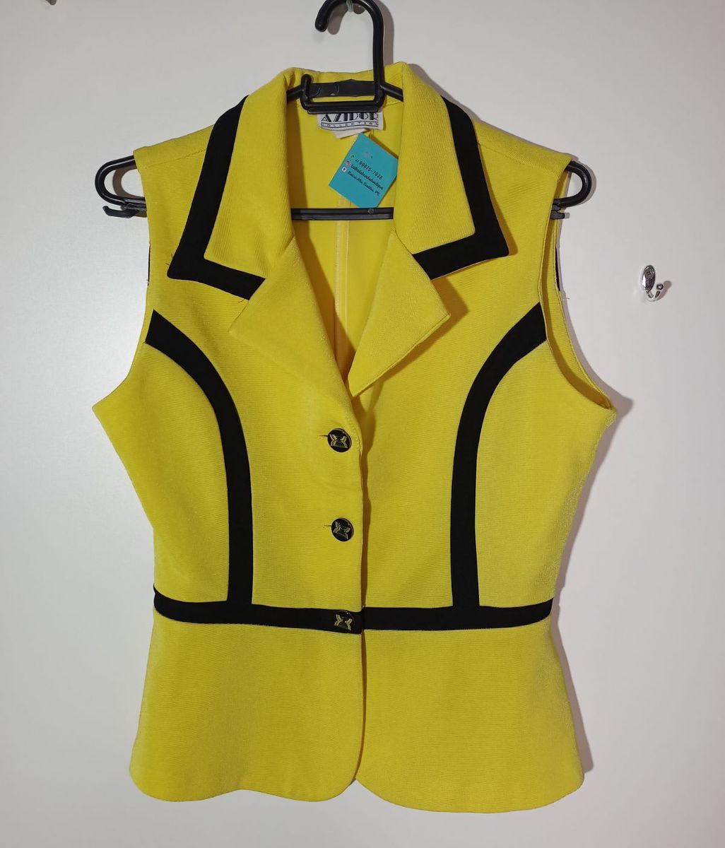 Colete. Marca: Azidor Collection. | Colete Feminino Azidor Collection ...