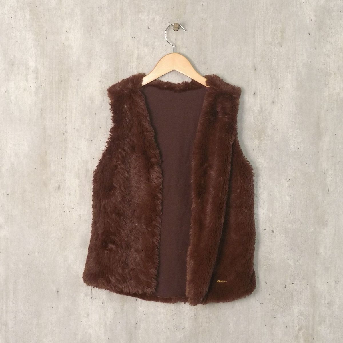 Colete Marrom Kids | Roupa Infantil para Menina Pl.G Usado 55509666 ...