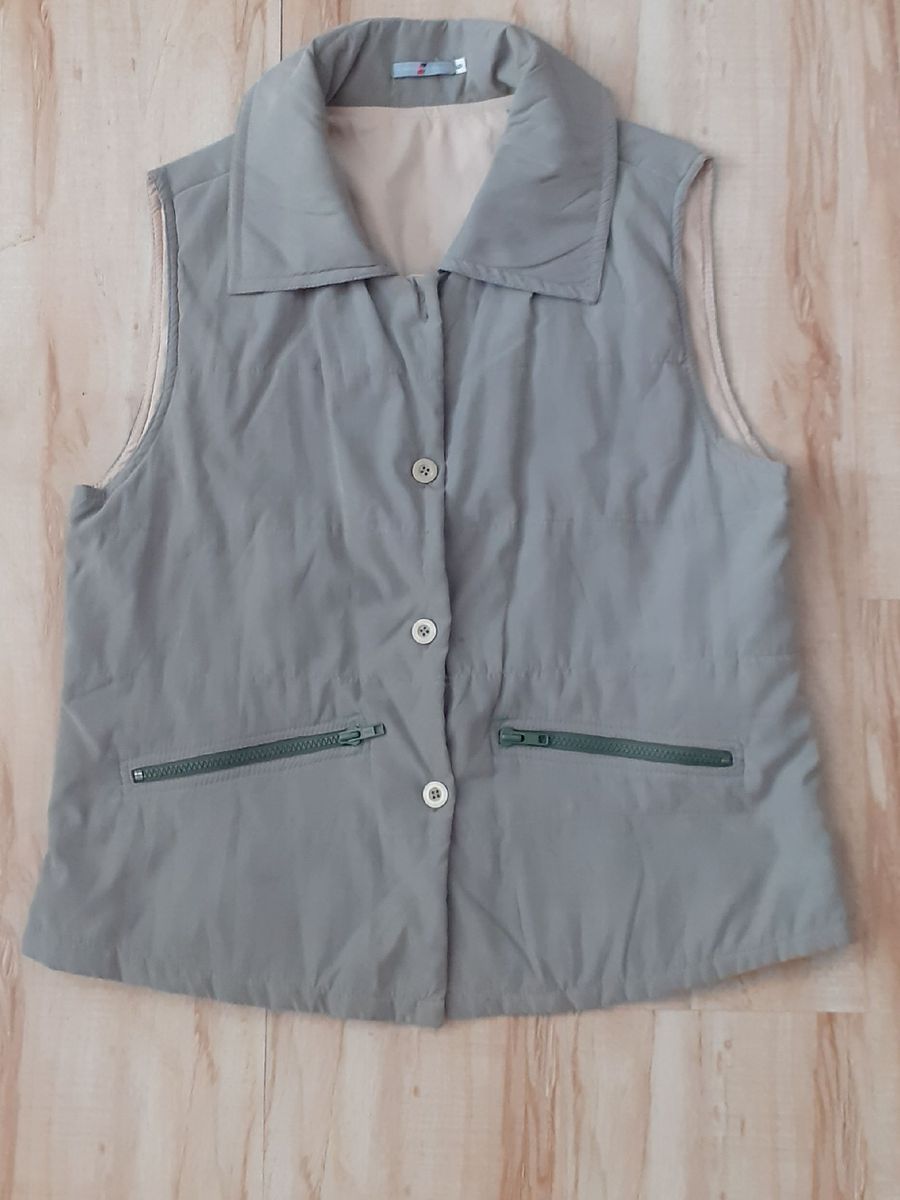 Colete Matelassado Verde Musgo Importado | Colete Feminino Audiovisual ...