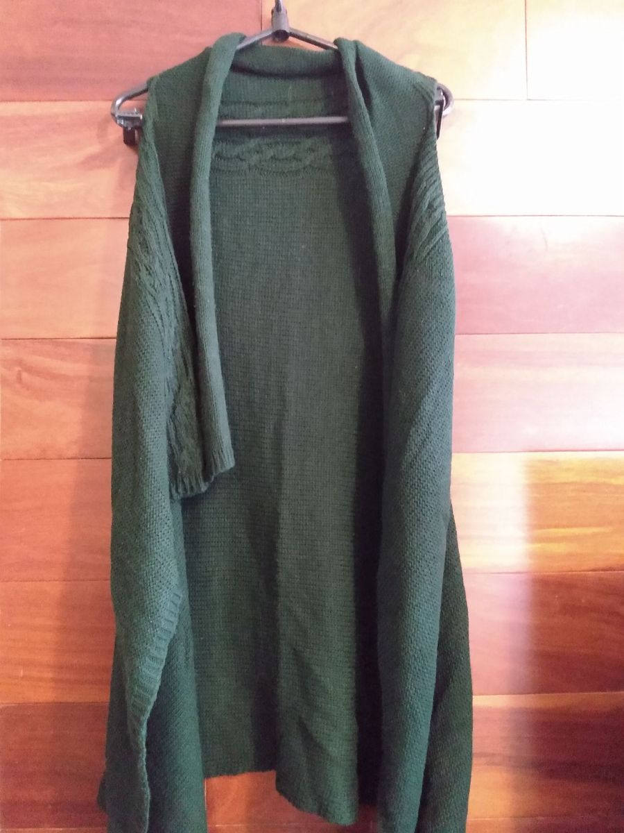 Colete Tricot Antix Verde Musgo | Colete Feminino Antix Usado 53602532 ...