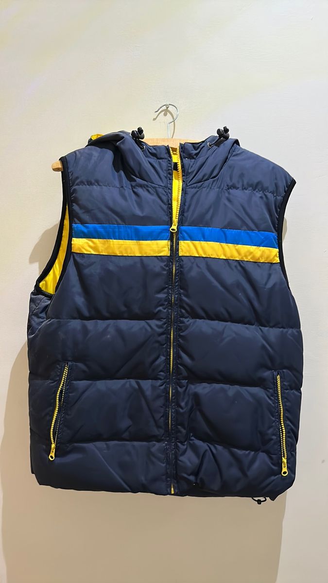 Colete United Color Of Benetton | Colete Masculino Benetton Usado ...