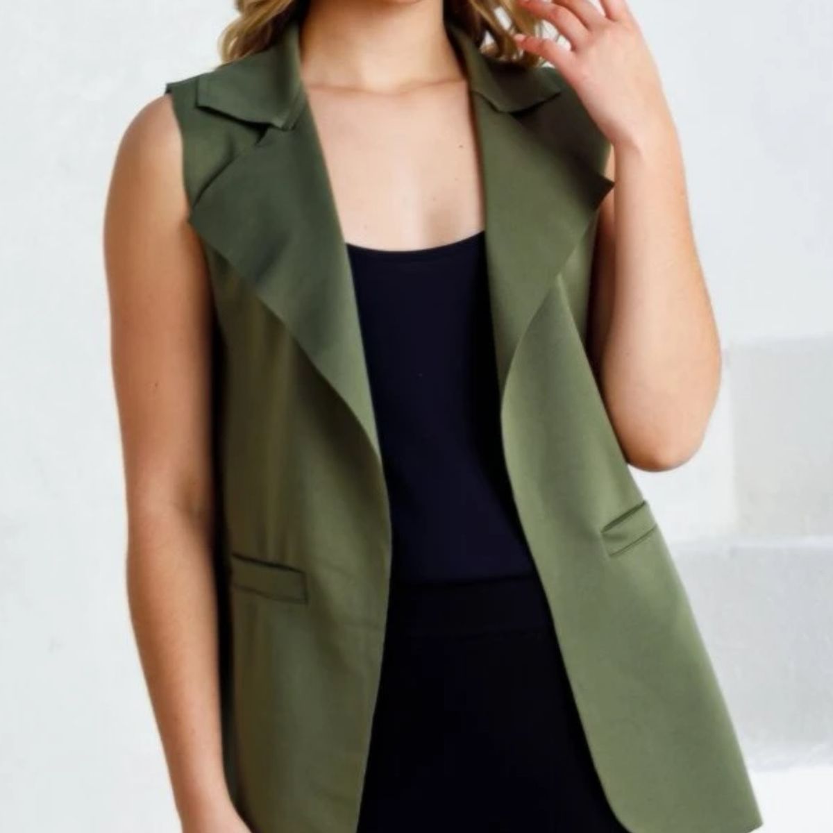 Colete Verde Militar | Colete Feminino Usado 101447674 | enjoei