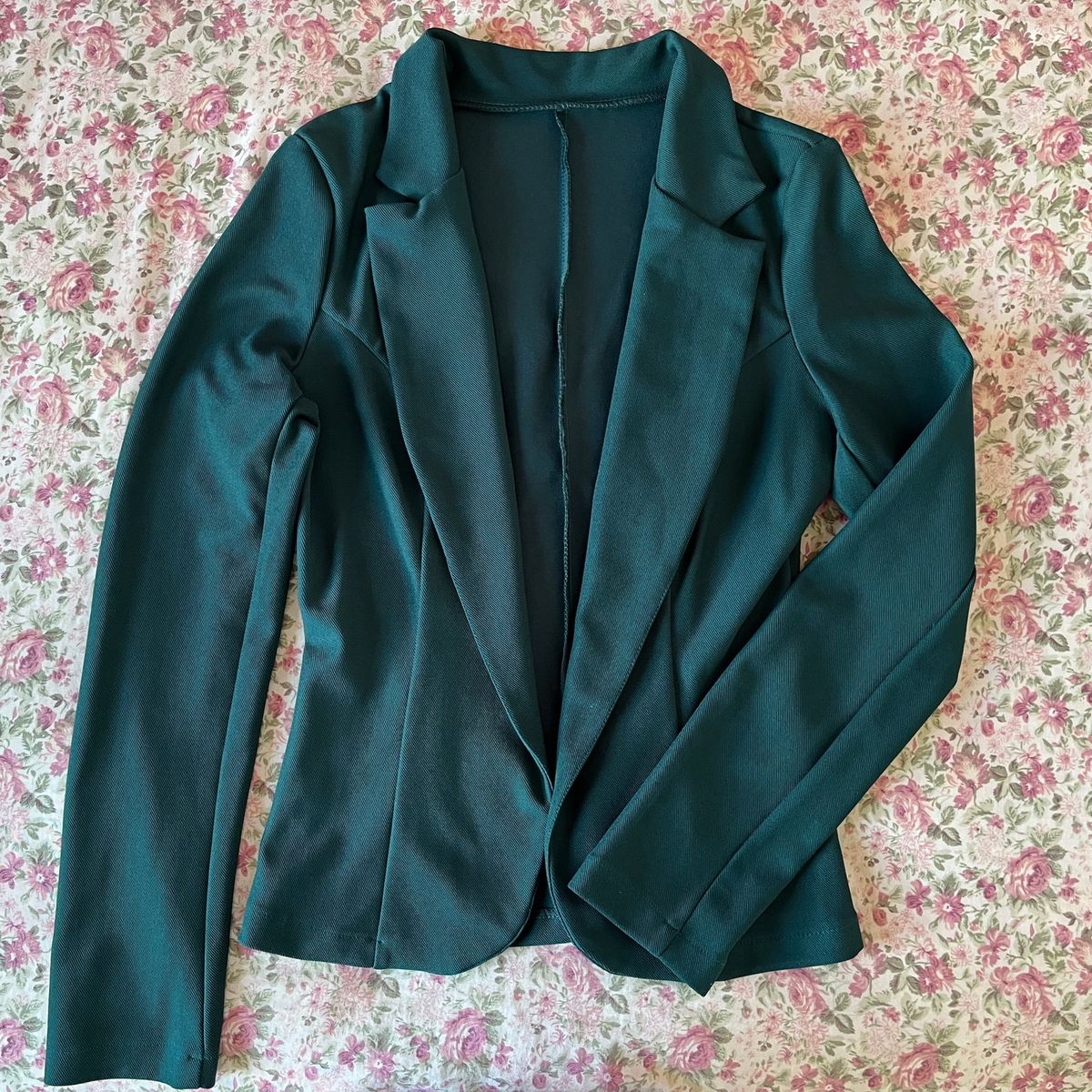 Colete Verde Musgo Manga Longa | Colete Feminino Usado 84730305 | enjoei